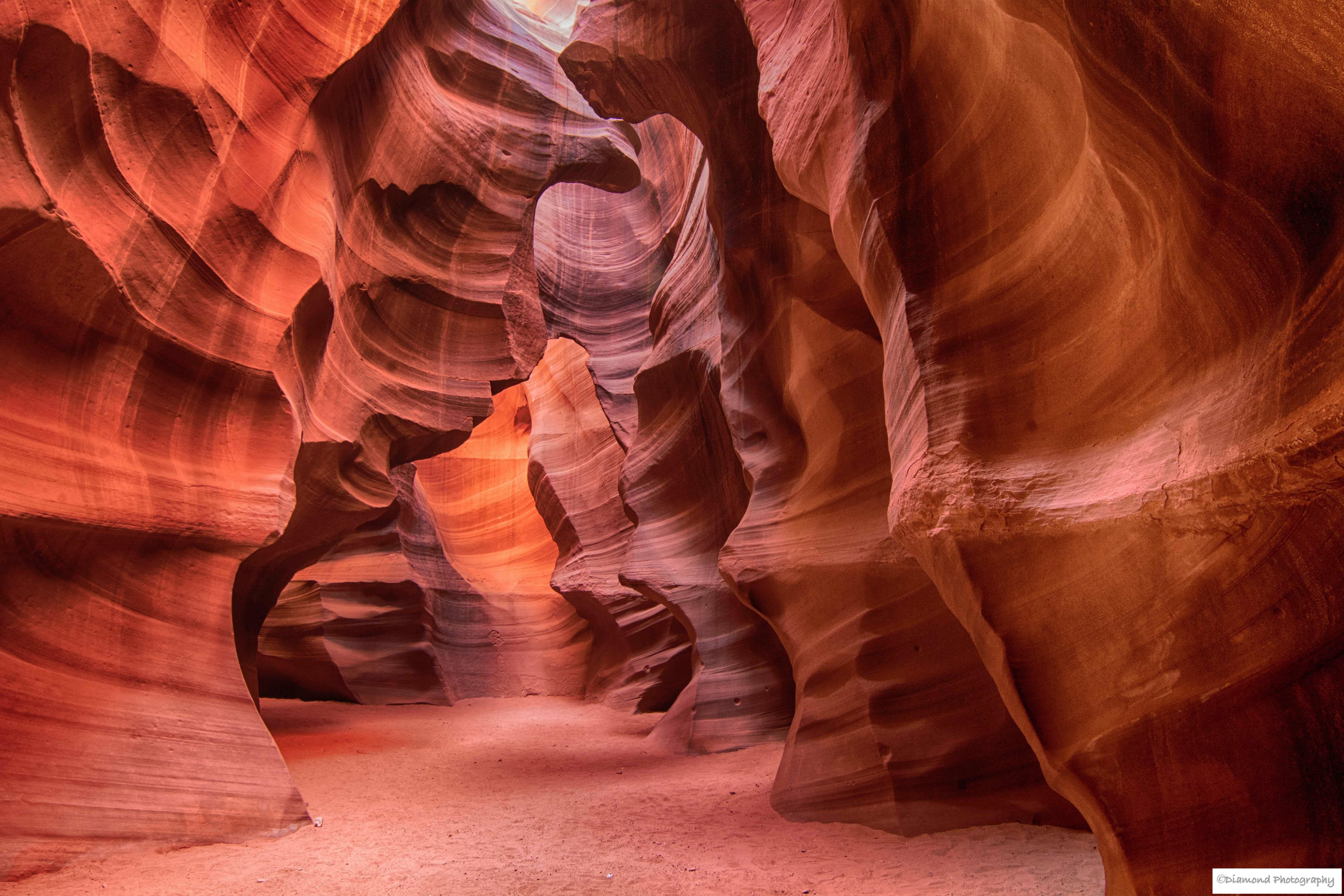 Inside Slot Canyon - Diamond Photography